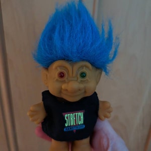 Large Vintage 1992 Ace Novelty Co Inc Blue Hair Troll - Etsy