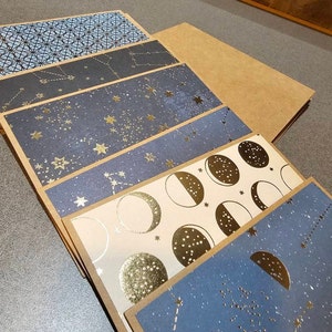 Handmade Mini Notes 2 Mini Square Heart Cards Assorted Tiny Love Notes ...