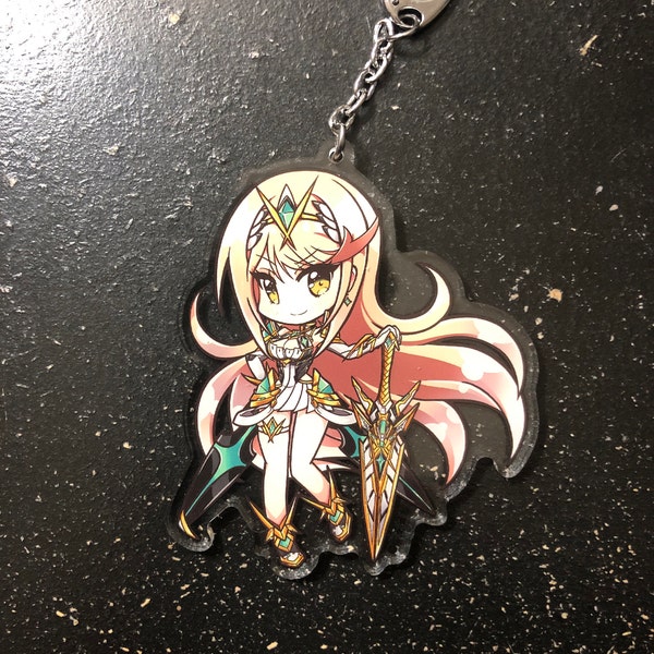 Mythra 3.5" Acrylic Charm (double Sided) - Etsy