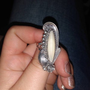 Sterling Flower Ring Stuart Nye Dogwood Medium Size 7 Adjustable - Etsy