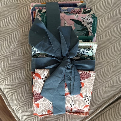 Quilt Kit Ribbon Box Quilt Fabric Bundle Flower Garden by Hang Tight ...