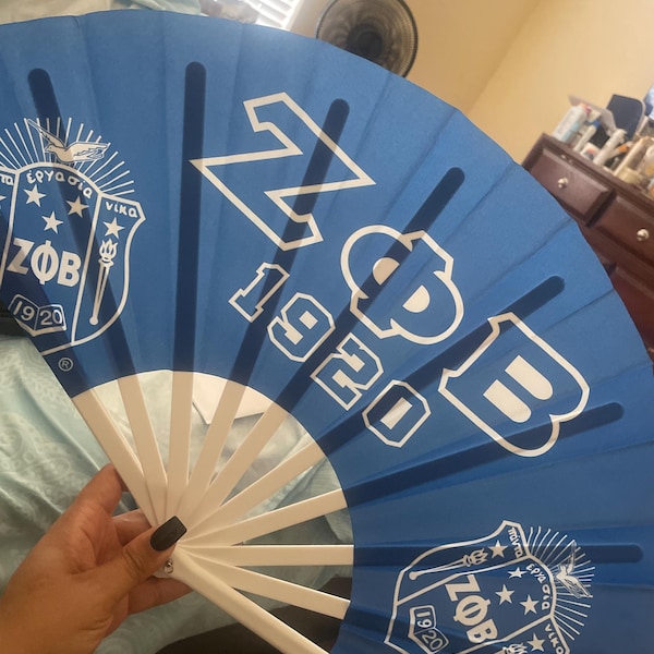 Larger Size - Zeta Phi Beta Fans - Etsy