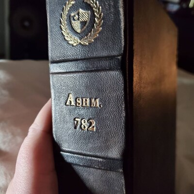 Ashmole 782 Replica, Prop, a Discovery of Witches, Genuine Leather ...