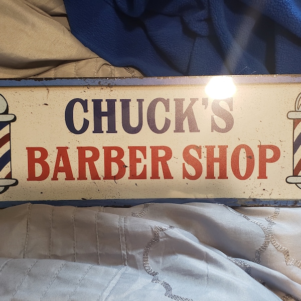 Personalized Barber Shop Sign, Custom Barber Sign, Hair Cut Sign, Hair ...