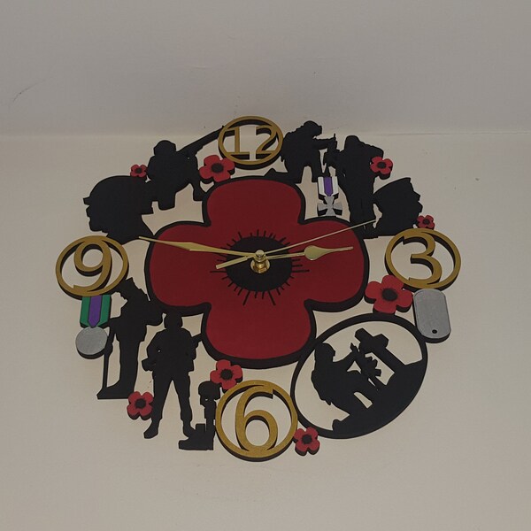 Sheepdog Clock - Border Collies - Sheepdog 300mm, Wood, Sheep Farm, Dog ...