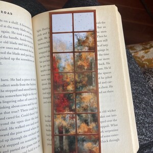 Rainy Autumn Window Bookmark - Etsy
