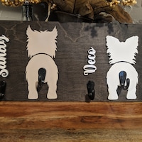 254 Dog Silhouette Bundle SVG, UPDATE, Dog Butt Leash Holder SVG File ...