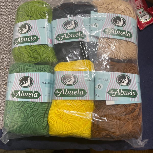 La Espiga No.9 100% Nylon Omega, Crochet Thread, Thread for Crafts ...