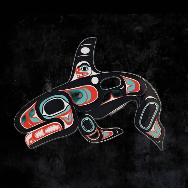 Raven 2 Extra Large 6" X 8" Vinyl Decal / Tlingit Northwest Native ...