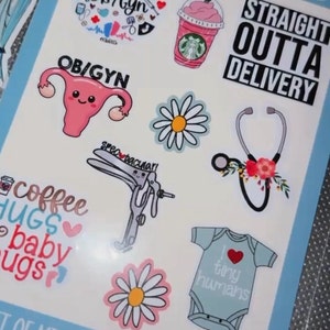 Set of 6 Sterile Processing Tech Stickers Water Resistant Vinyl ...