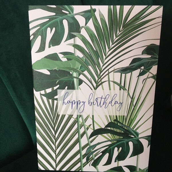 Tropical Fish Birthday Card - Butterfly Fish Card - Fish Card - Sea ...