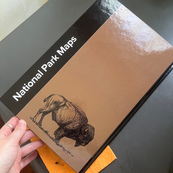 National Park Map Binder - Etsy