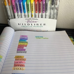 Highlighter Labels Block Schedule Pen Color Categories Clear Functional ...