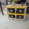 27 Gallon Tote Rack Plans, Tote Garage Storage Shelves, Organization ...