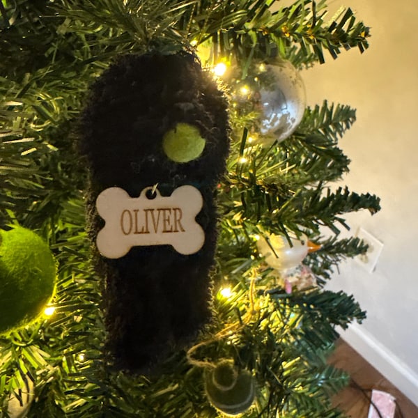 Fetch Doodle Dog Ornament Personalized | Doodle Ornament | Dog ...