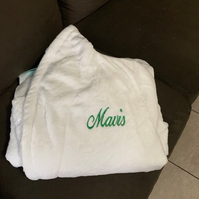 Last Name Family Couples Robes Set of 2 Matching Embroidered Spa ...