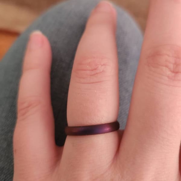 Pattered Silicone Rings, Stackable, Water Proof, Wedding, Eco Friendly ...