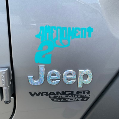 2nd Amendment Vinyl Decal, Pro-gun Car Decal, Gun Car Decal, Gun Window ...