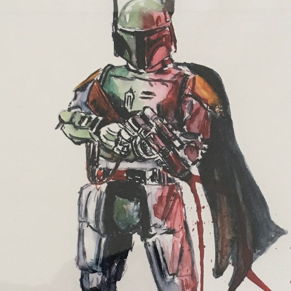 The Crow Dripping Vengeance Painting, Watercolor, Wall Art, Home Decor ...