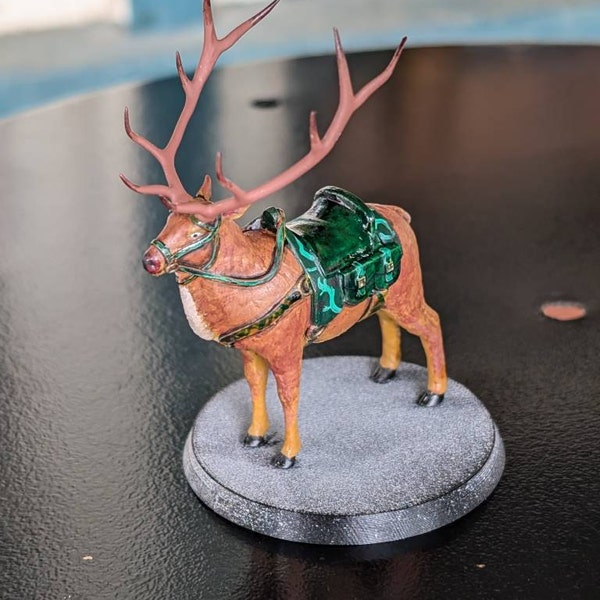 Elk Mount - 32mm Scale Miniatures - TTRPG Minis - MZ4250 - 5e ...