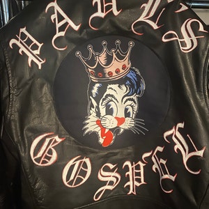 Double Flame Bottom Top Rocker Embroidered Patch Custom | Etsy