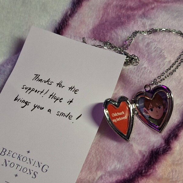 Dungeon Meshi Heart Locket Necklace - Etsy