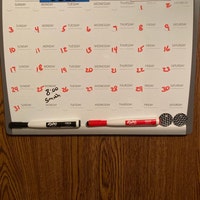 Calendar Magnets Month/year Set Also Spanish French Italian Add Ons ...