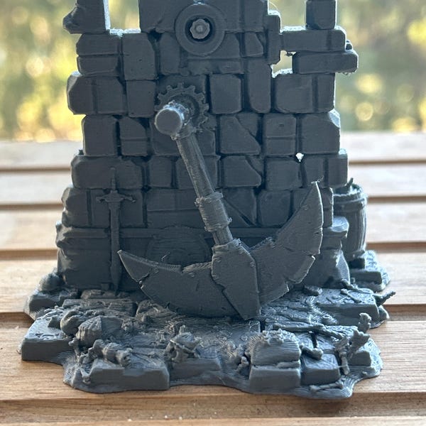 Dwarf Mine Coal Trolley Modular Platforms, Dnd Terrain Miniature, Hero ...