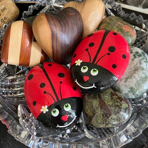 Herb Garden Painted Rocks, Herb Painted Stones, Garden Markers, Herbs ...