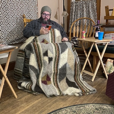 Hand Woven Blanket Vyshyvanka Hutsul Blanket Wool - Etsy