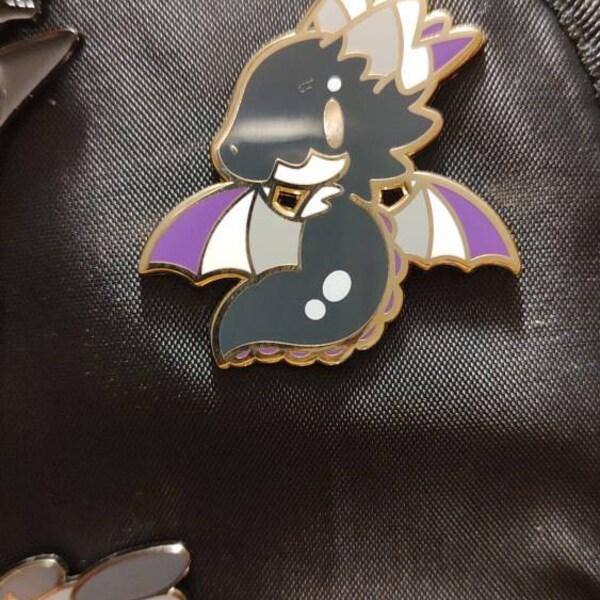 Aroace Pride Dragon Enamel Pin - Etsy