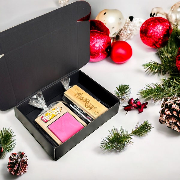 Personalized Teacher Gift Box Set With Dry Board Eraser, Markers ...