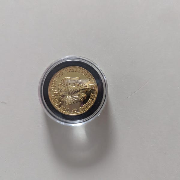 LUCKY GOLD COIN - St. Basil Vasilopita Coin for Greek Orthodox New Year ...