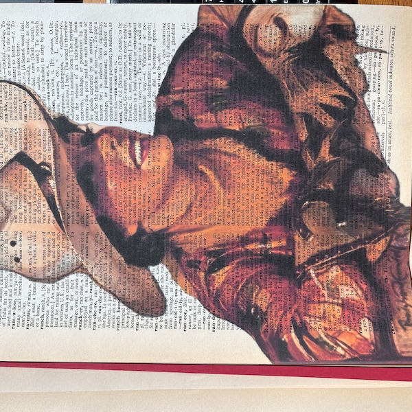 Bookmark From 100-year-old Book and Magazine Letters, Personalized ...