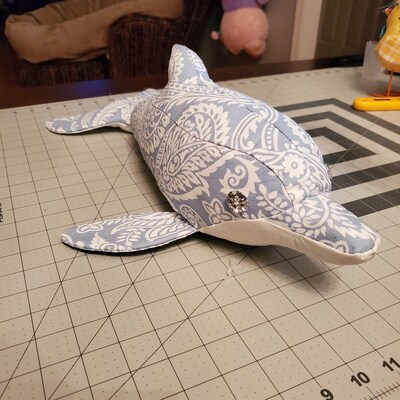 Dolphin Sewing Pattern Pdf for Instant Download. Dolphin Diy Tutorial ...