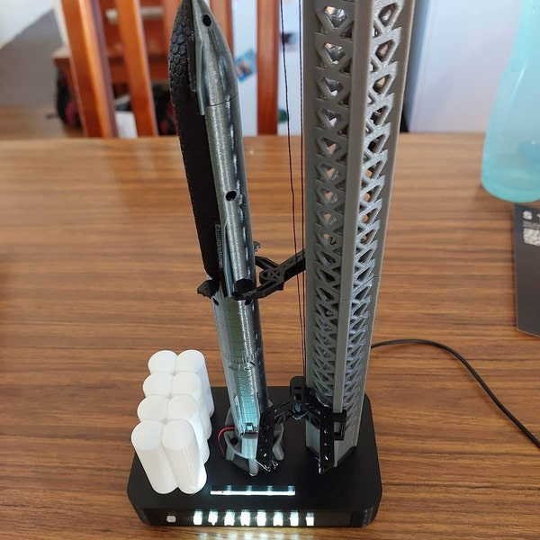 3D Printed Venting Starship Rocket - A Desktop Model of Spacex's ...