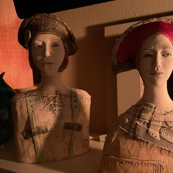 Female Ceramic Sculpture , Fine Art Ceramic , Art Object , Handmade ...