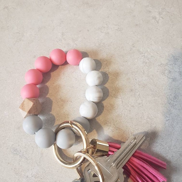 Bangle Key Ring | Bracelet Key Chain | Wristlet Keychain | Silicone ...