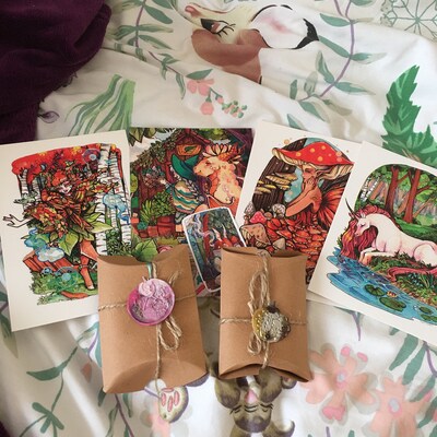 Enchanted Forest Postcard Prints - Etsy