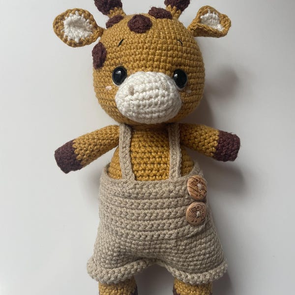 Cuddle Size Amigurumi Giraffe, Giraffe Crochet Pattern Cute, Wildanimals Amigurumi, Floppy ...