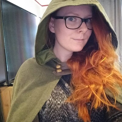 Hooded Cloak With Arm Slits, Medieval Cloak, Viking Cloak, Hooded Cape ...