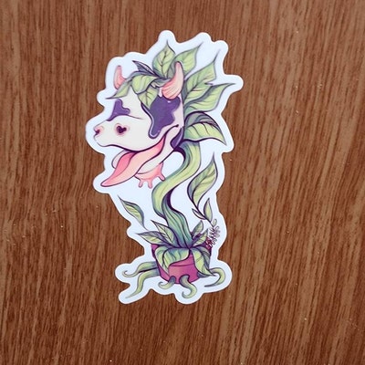Sims Cow Plant Sticker - Etsy