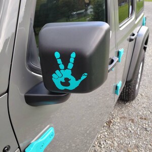 Rubber Duck Hand Wave Peace Set of 2 Wave Decal Hand Wave - Etsy