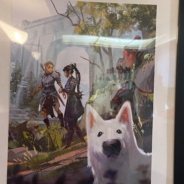 BG3 Baldur's Gate 3 Print Ft. Karlach Shadowheart Lae'zel Scratch ...