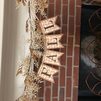 Happy Fall Banner, Fall Celebration Banner, Thanksgiving Decor ...