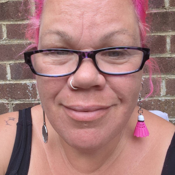 LP Record, Microphone and Treble Clef Sign Dangle Earrings, RETRO ...