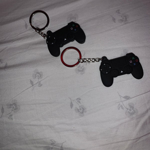 Game Controller Keychain 6 Colors Video Game Controller Keychain Keyring Ornament, Scale ...