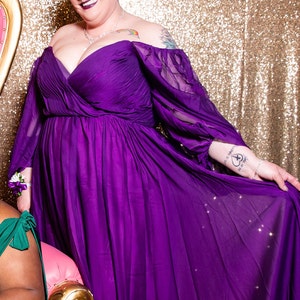 Curve Satin Modest Dress Plus Size Prom & Bridesmaid Gown - Etsy