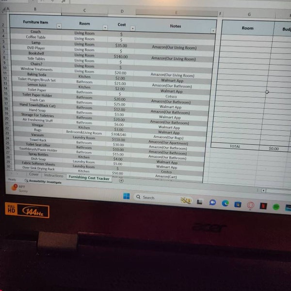 Billing Manager Spreadsheet Template for Excel and Google Sheets ...