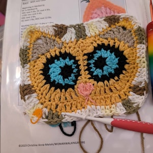 Cat Face Granny Square - Etsy